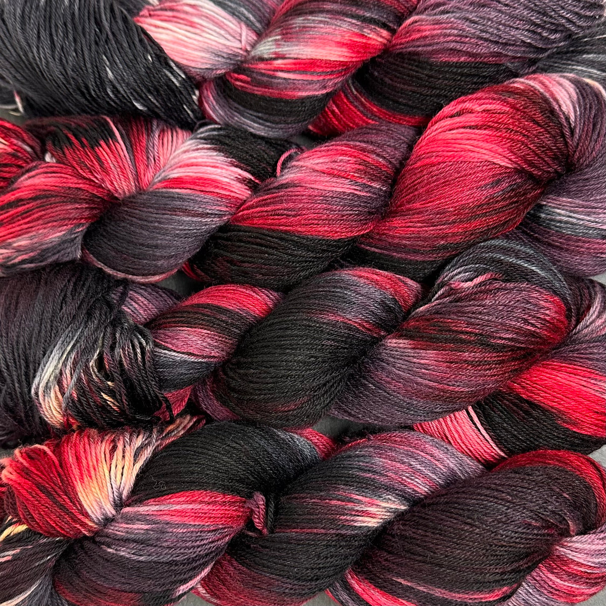 Good Juju Sock yarn Beelzebub – Deep Dyed Yarns